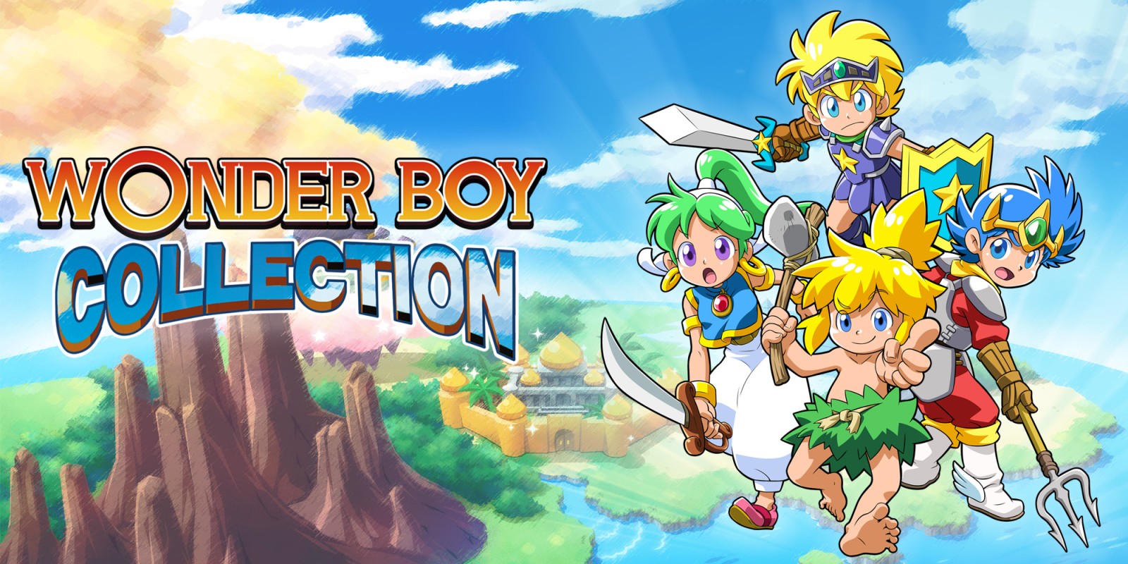 Wonder Boy Collection, il 3 giugno arriva su PS4 e Switch - Denjin Den